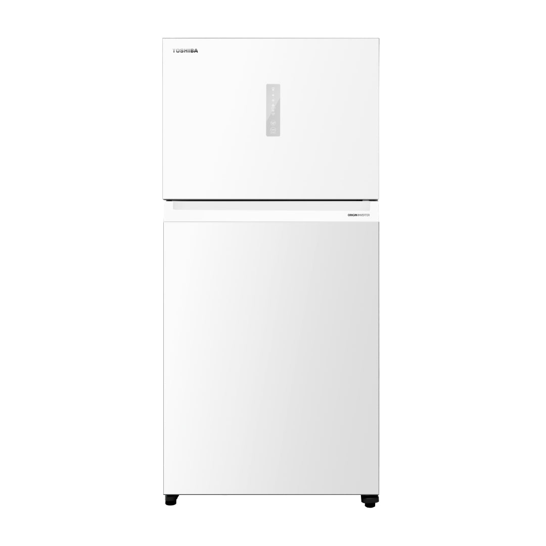 Toshiba Top Mount Refrigerator 2 Door 19.60 Cu Ft 554L Inverter White ...