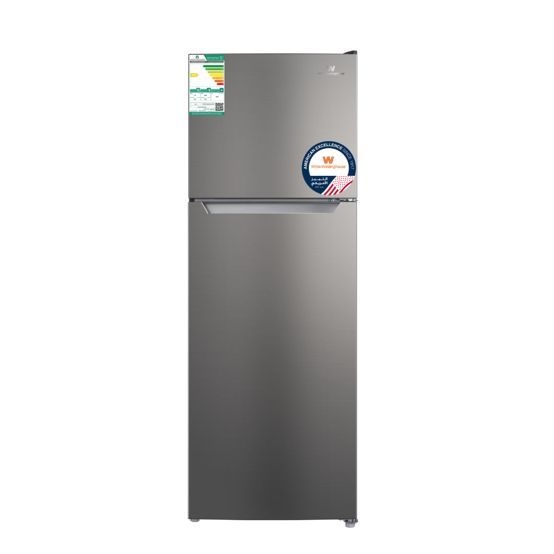 White Westinghouse Refrigerator 2 Door 8.86 Cu. Ft. 251L Stainless Ste ...