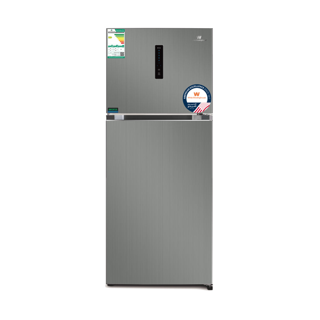White Westinghouse Refrigerator 2 Door 14.4 Cu. Ft. 410L Inverter Inox ...